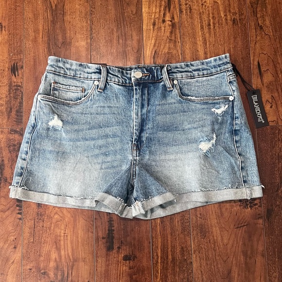 Blank NYC | Shorts | Blank Nyc The Fulton Distressed Denim Shorts Sz 3 ...